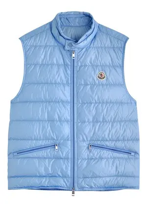 Moncler High Neck Vests For Men