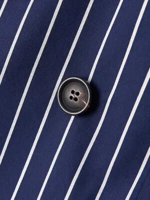 Brunello Cucinelli Double-breasted Striped Blazer
