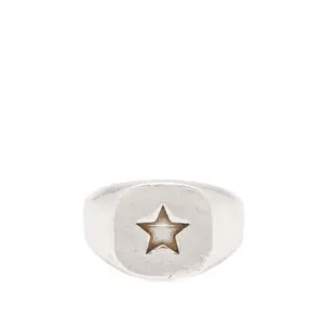 TWOJEYS Star Signet Ring