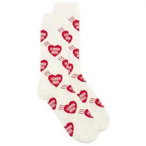 HUMAN MADE Heart Logo Socks