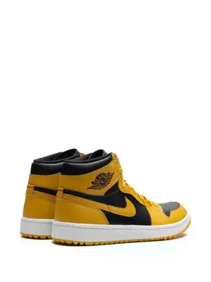 JORDAN Air 1 Golf Sneakers - Yellow