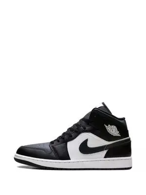 JORDAN 1 Mid Off Noir Toe Sneakers - Black