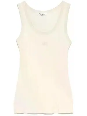 WALES BONNER Groove Tank Top - Neutrals