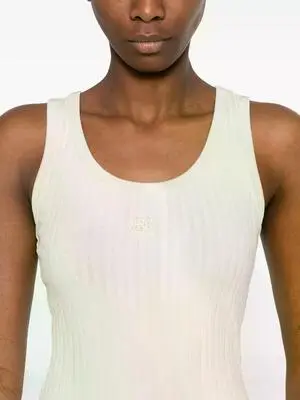 WALES BONNER Groove Tank Top - Neutrals