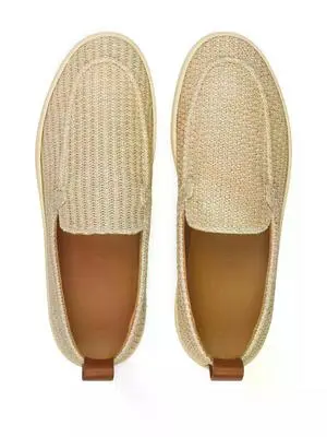 LANVIN Raffia Loafers
