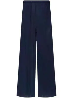 Emporio Armani Jacquard Palazzo Trousers