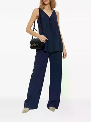 Emporio Armani Jacquard Palazzo Trousers