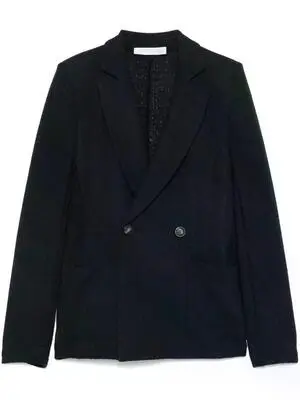 Harris Wharf London Two-tone Frisé Blazer - Blue