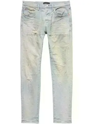 PURPLE BRAND Light Bleached Indigo Jeans - Blue