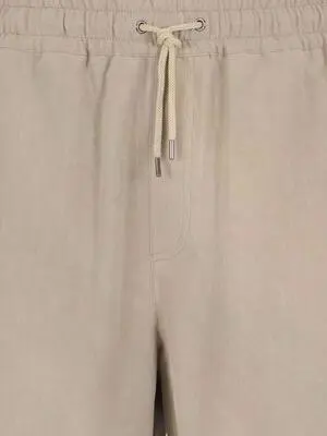 Giorgio Armani Linen Bermuda Shorts - Neutrals