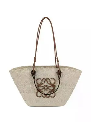 Loewe Anagram Basket Tote - Neutrals