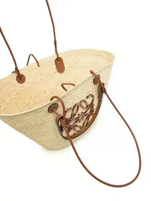 Loewe Anagram Basket Tote - Neutrals