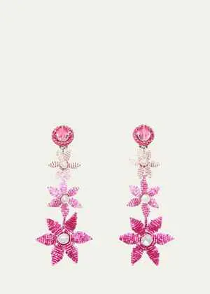 Ranjana Khan Tiered Drop Earrings