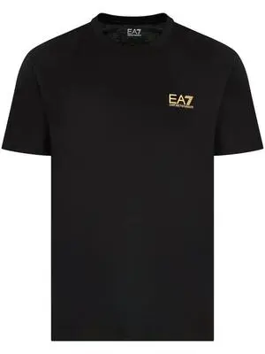 EA7 Logo-print T-shirt - Black
