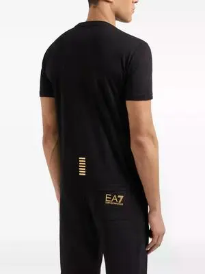 EA7 Logo-print T-shirt - Black