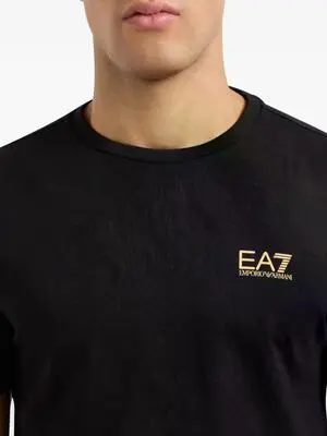 EA7 Logo-print T-shirt - Black