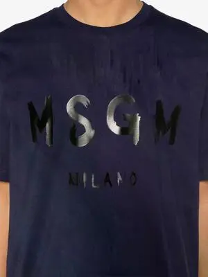 MSGM Logo-print T-shirt