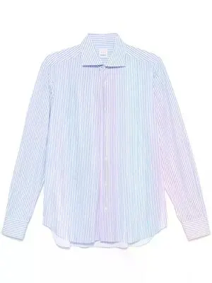 BARBA NAPOLI Striped Shirt - Blue