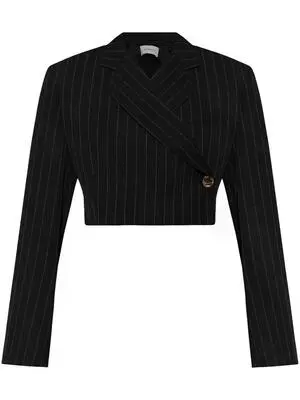 Sportmax Utopia Striped Blazer - Black