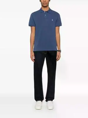 Polo Ralph Lauren Polo Pony-embroidered Polo Shirt - Blue