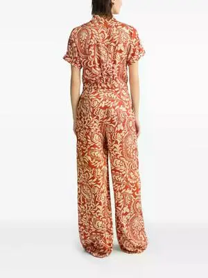 Liu Jo Printed Twill Jumpsuit