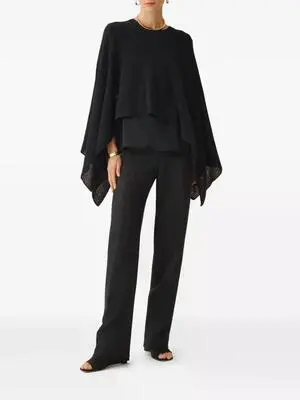 Fabiana Filippi High-waisted Straight Trousers - Black