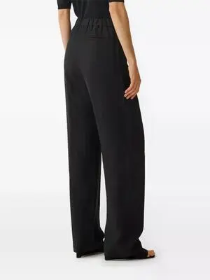 Fabiana Filippi High-waisted Straight Trousers - Black