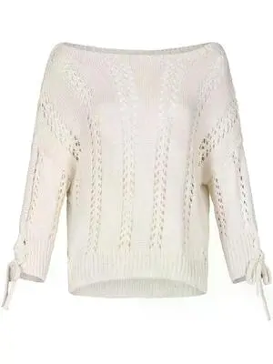 Liu Jo Crochet-knit Sweater