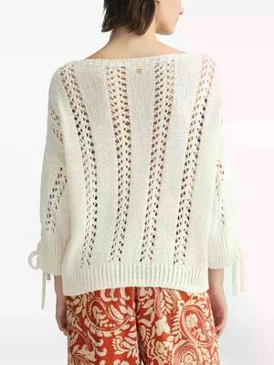 Liu Jo Crochet-knit Sweater