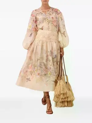 Zimmermann Illuminate Midi Skirt