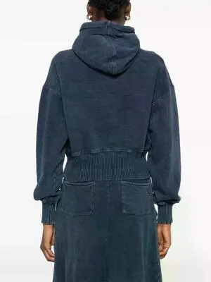 Giuseppe Di Morabito Washed-effect Cotton Hoodie