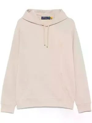 Polo Ralph Lauren Polo Pony-embroidered Hoodie - Neutrals