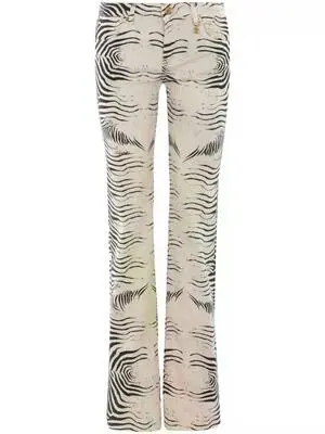 Roberto Cavalli Straight Leg Pants For Women