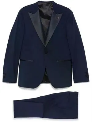 MANUEL RITZ Single-breasted Suit - Blue