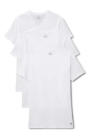 Calvin Klein 3-pack Classic Cotton V-neck T-shirts