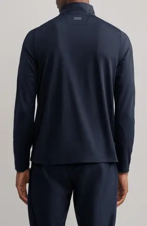RHONE Rise Quarter Zip Pullover - True Navy