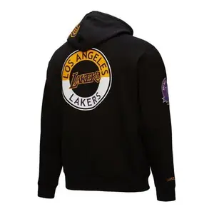 Mitchell & Ness Los Angeles Lakers Hardwood Classics Pullover Hoodie - Black