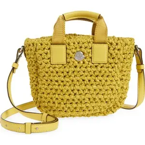 Moncler Micro Caradoc Woven Crossbody Bag