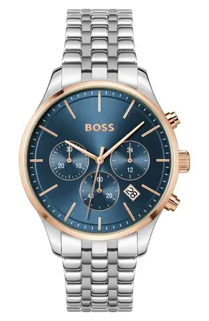 BOSS Avery Chronograph Bracelet Watch - Blue