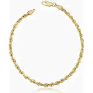 ORADINA Titan Rope Chain Bracelet - Yellow Gold