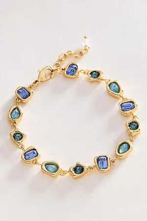 Anthropologie Mixed Stone Bracelet - Blue
