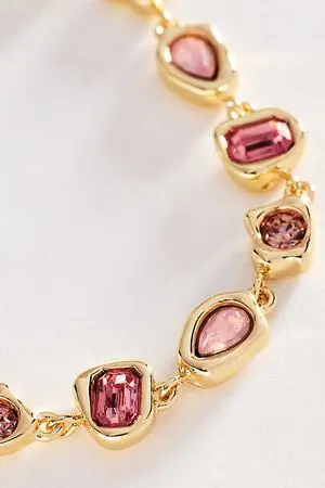 Anthropologie Mixed Stone Bracelet - Pink Pattern