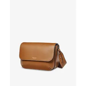 ASPINAL OF LONDON Ella Grande Leather Cross-body Bag - Tan