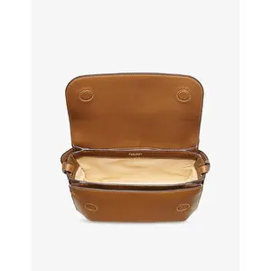 ASPINAL OF LONDON Ella Grande Leather Cross-body Bag - Tan
