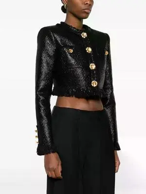 Giuseppe Di Morabito Bouclé Cropped Jacket