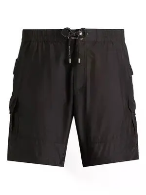 Dolce & Gabbana Swim Shorts With Tag Detail - Black