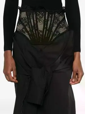 Giuseppe Di Morabito Corset Detail Midi Skirt