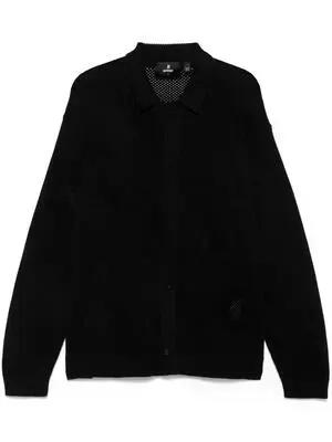 REPRESENT Knitted Long-sleeve Shirt - Black