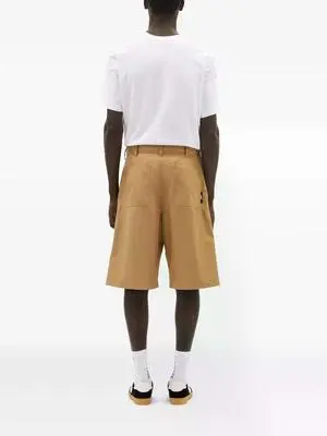 MSGM Contrasting-trim Shorts - Neutrals