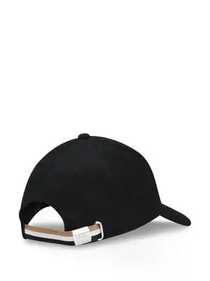 BOSS Appliqué Cotton Cap - Black